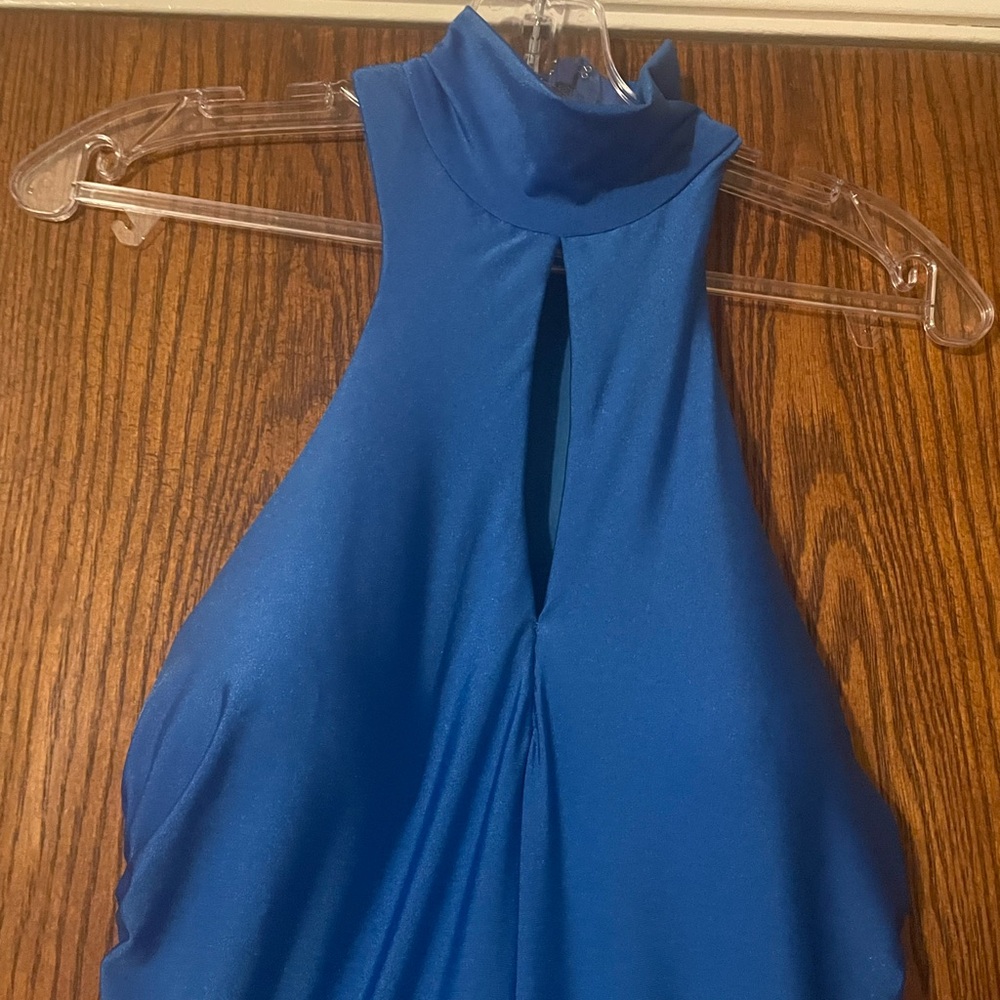 Johnathan Kayne Prom Dress With Slit And Keyhole - Gem